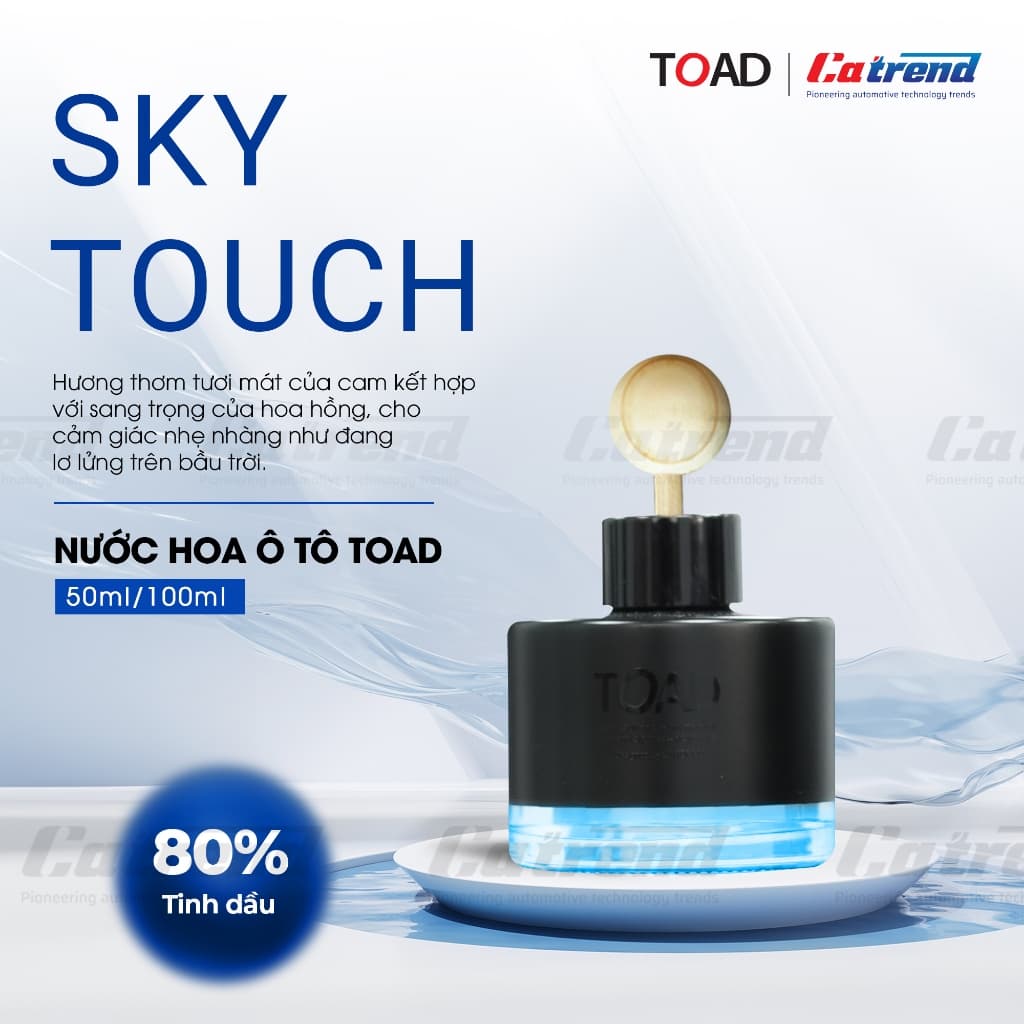 Nước hoa Ô tô TOAD 50ML - Sky touch